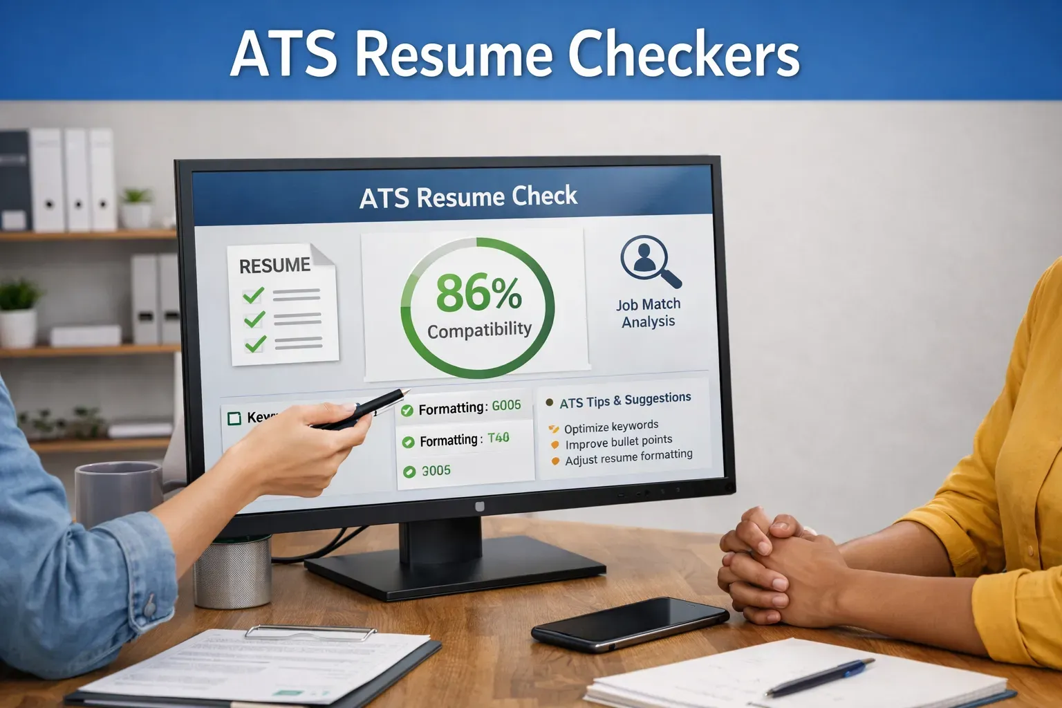 The Best ATS Resume Checkers in 2026 (Tested & Compared) | TailoredCV.ai